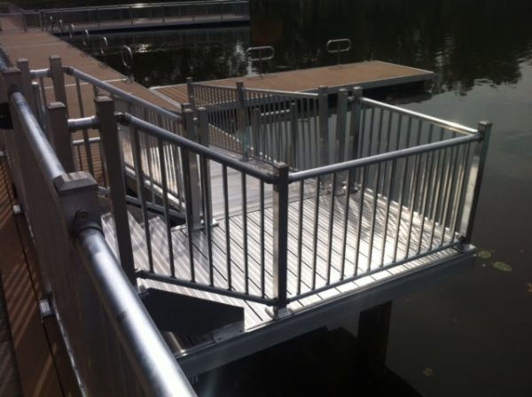 Allen Pond Park, MD, Floating Docks and Gangways - BoardSafe Docks