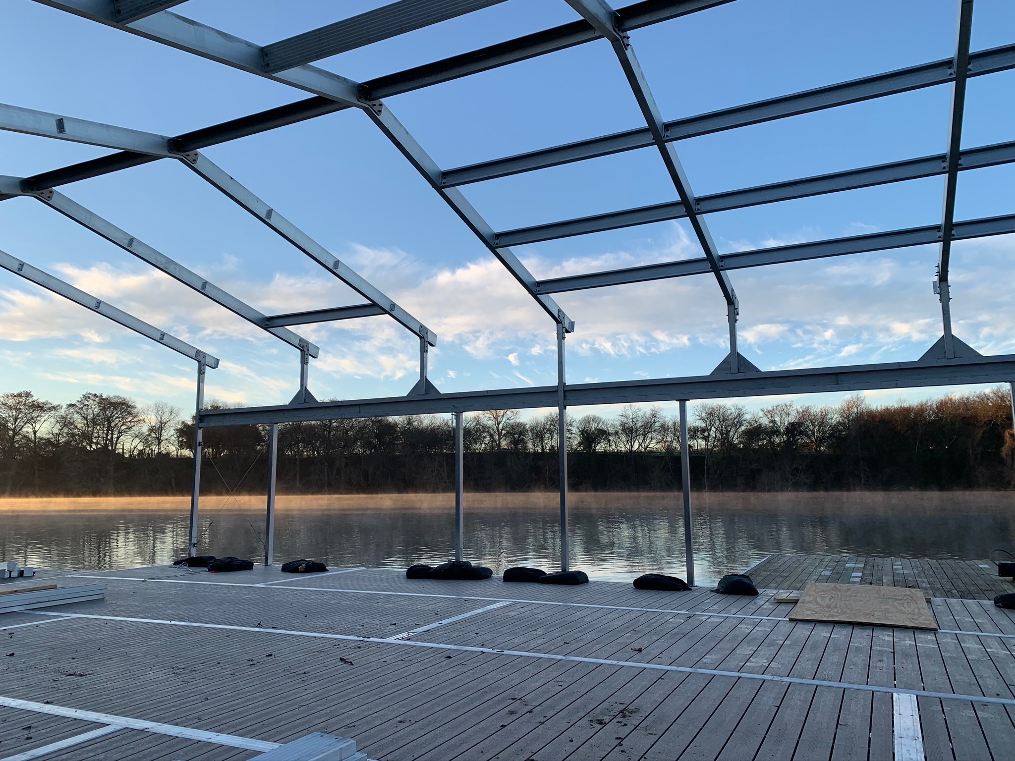 Texas Rowing Center Austin Gets New BoardSafe Docks and Storage ...