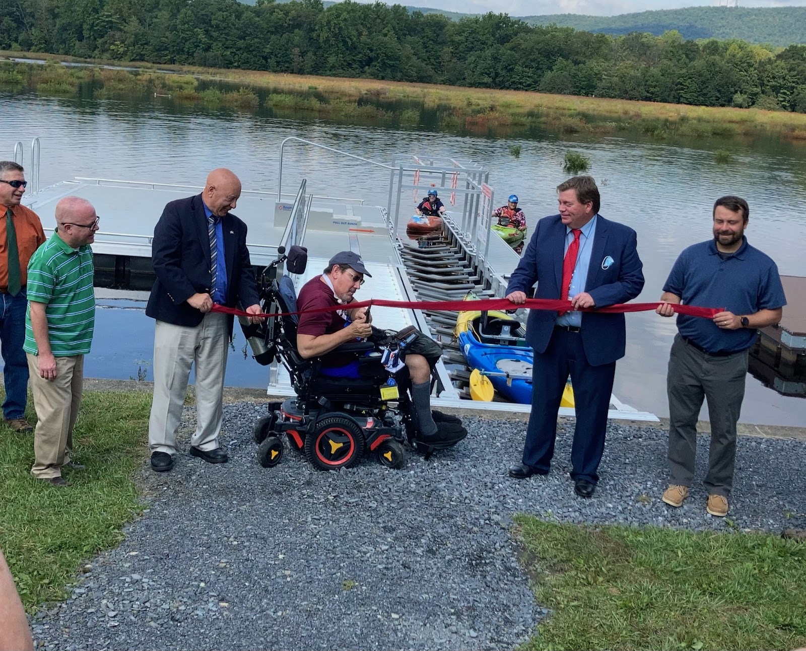 Minsi Lake’s Adaptive Kayak Launch and Fishing Piers 1 Year Later ...