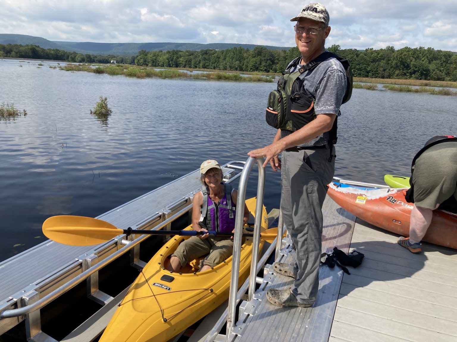 Minsi Lake’s Adaptive Kayak Launch and Fishing Piers 1 Year Later ...