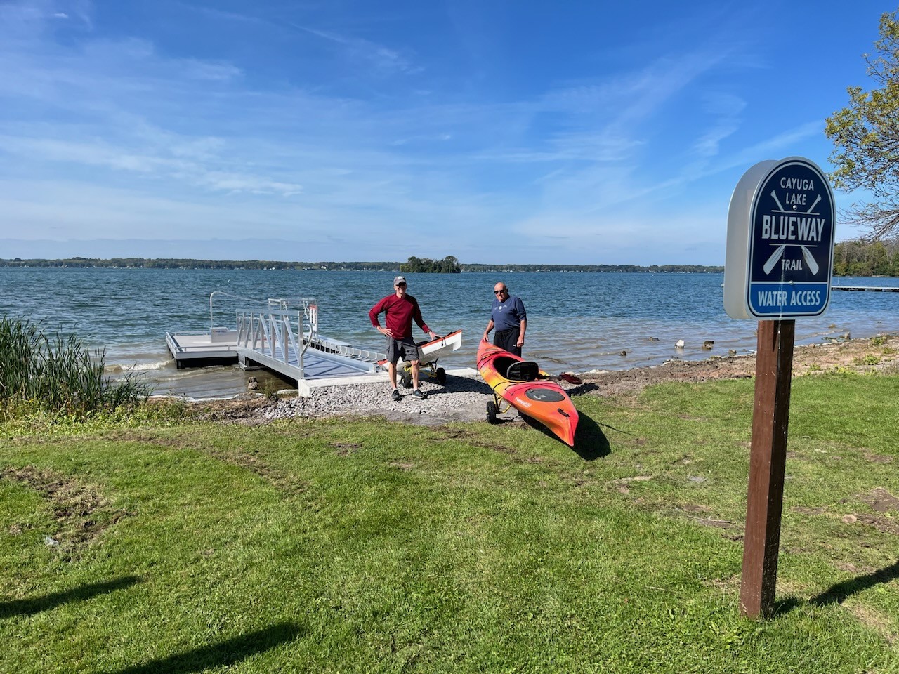 BoardSafe Docks Provides an Adaptive Kayak Launch to Cayuga Lake ...