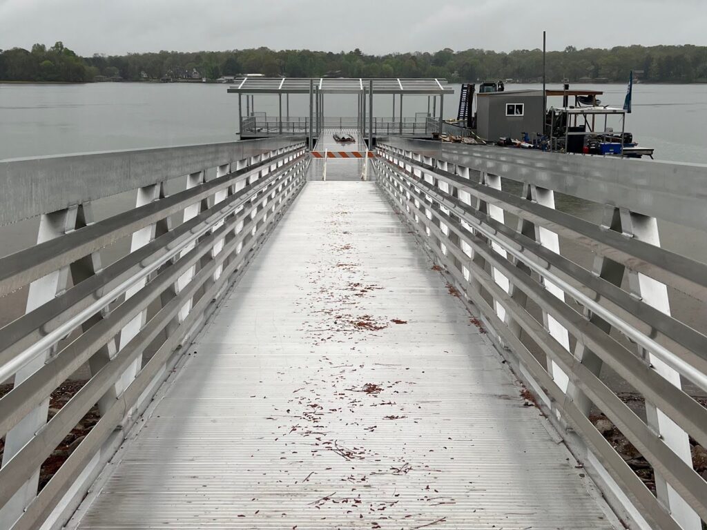Chester Frost Park's New 80-ft. Gangway, Accessible Fishing Pier ...