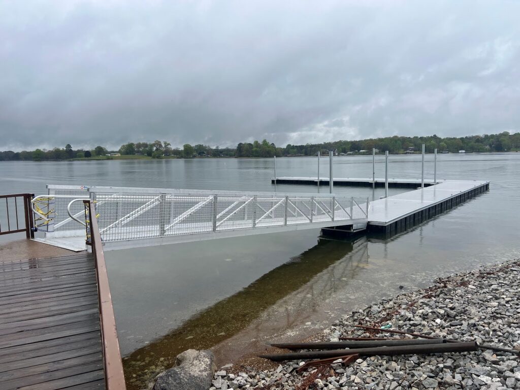 Chester Frost Park's New 80-ft. Gangway, Accessible Fishing Pier ...