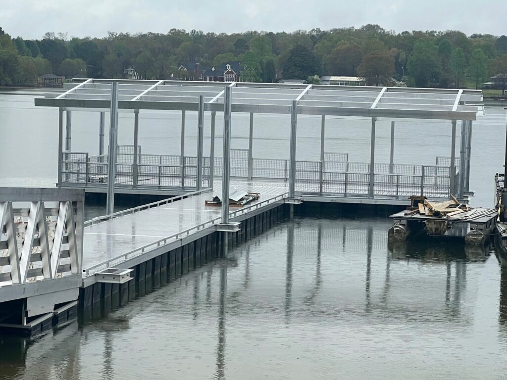 Chester Frost Park's New 80-ft. Gangway, Accessible Fishing Pier ...