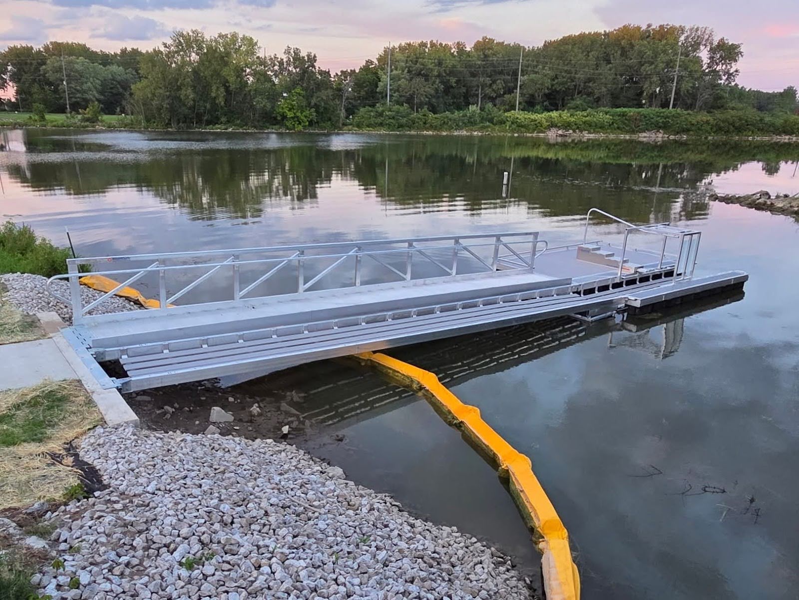 New BoardSafe Adaptive Kayak Launch at Hellenberg Park, Monroe MI ...
